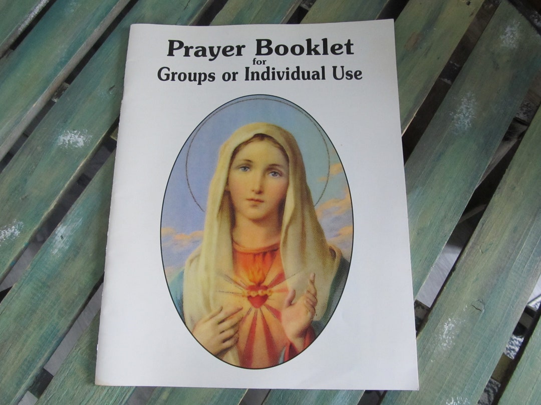 Vintage prayer Booklet for Groups or Individual Use Rosary & Catholic ...