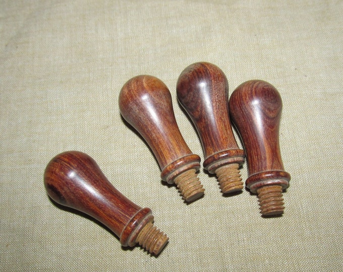 Vintage Wood Wooden Lead Refill Tube 4 3/4" With 3 Extra Thick Black ...