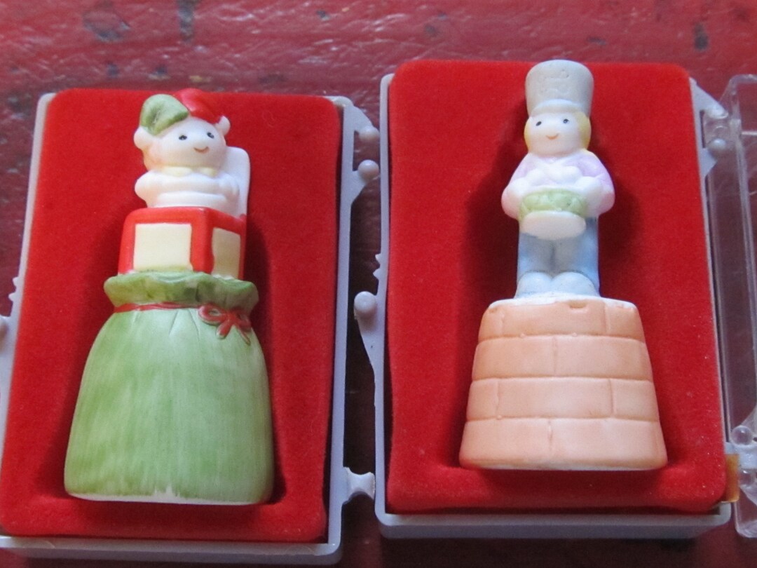 Vintage Enesco Ceramic Porcelain Thimble / You Choose / Jack in the Box ...