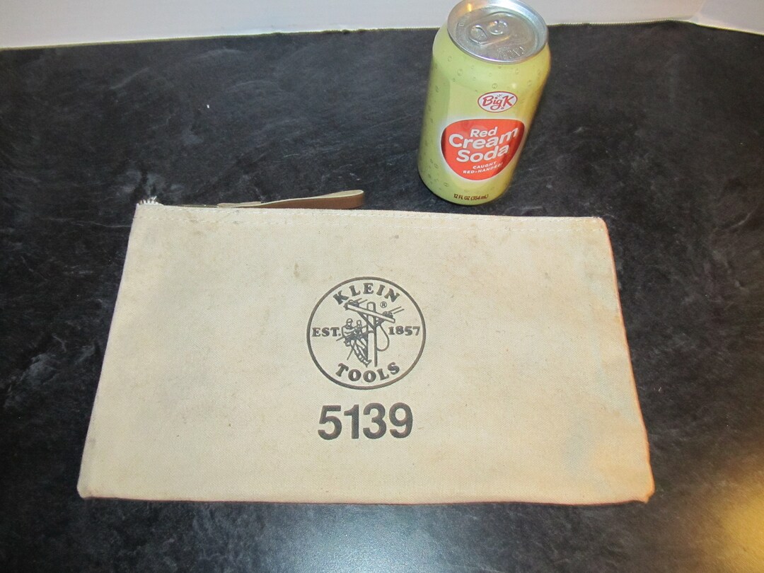 Vintage Klein Tools 5139 Canvas Electricians Pouch / Tool Pouch ...