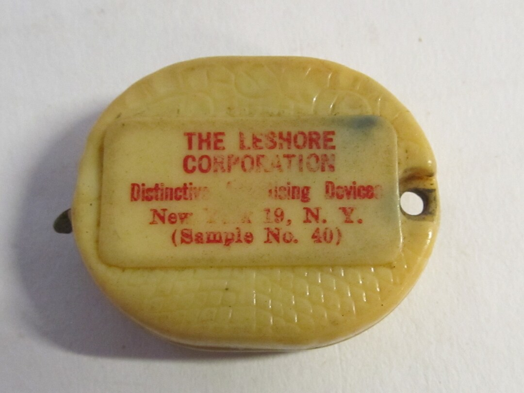 Vintage Salesman Sample Leshore Corporation Pocket Tape Measure ...