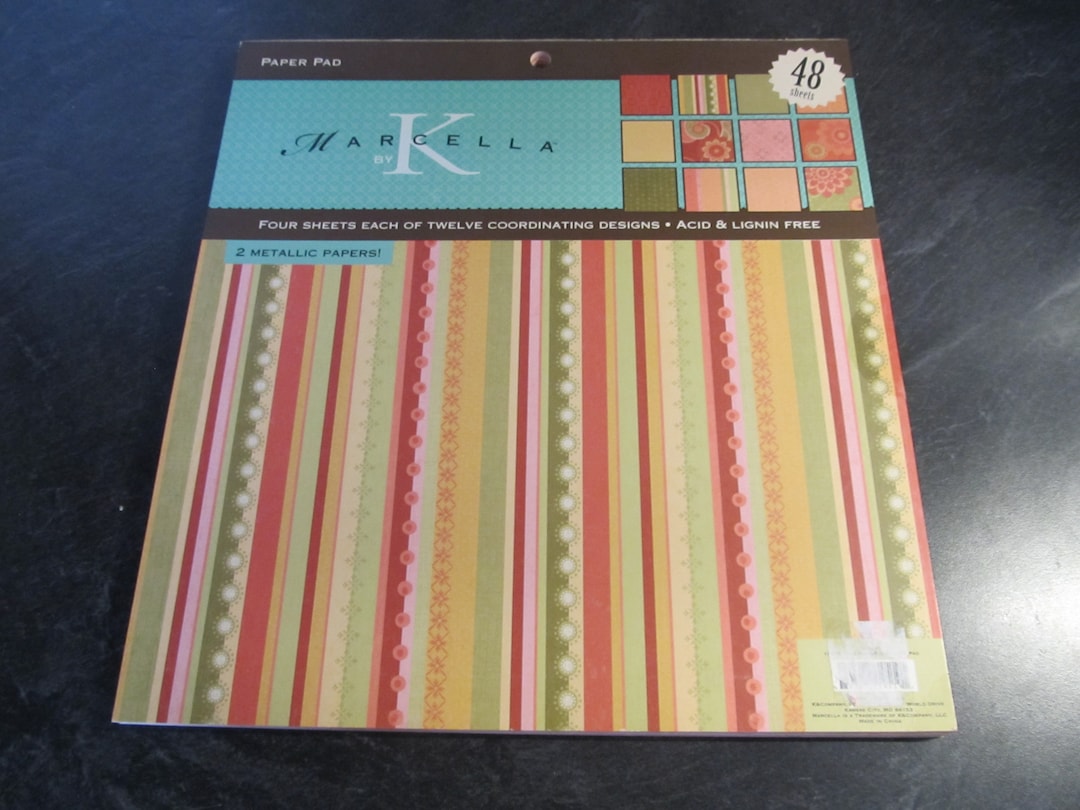 NEW 12" X 12" Scrapbooking Paper Packs / Choice / Marcella by K Paper ...