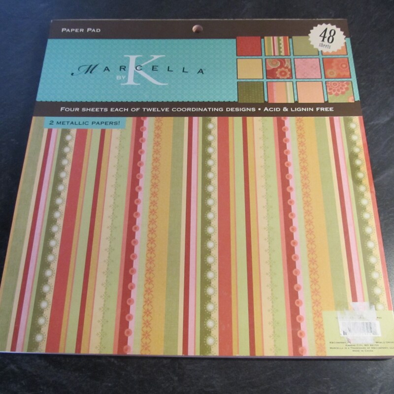 12x12 Paper Pad - Etsy