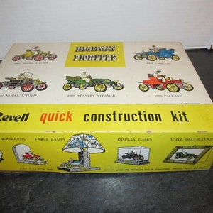 Vintage 1950 Revell Highway Pioneers Unassembled Quick Construction ...