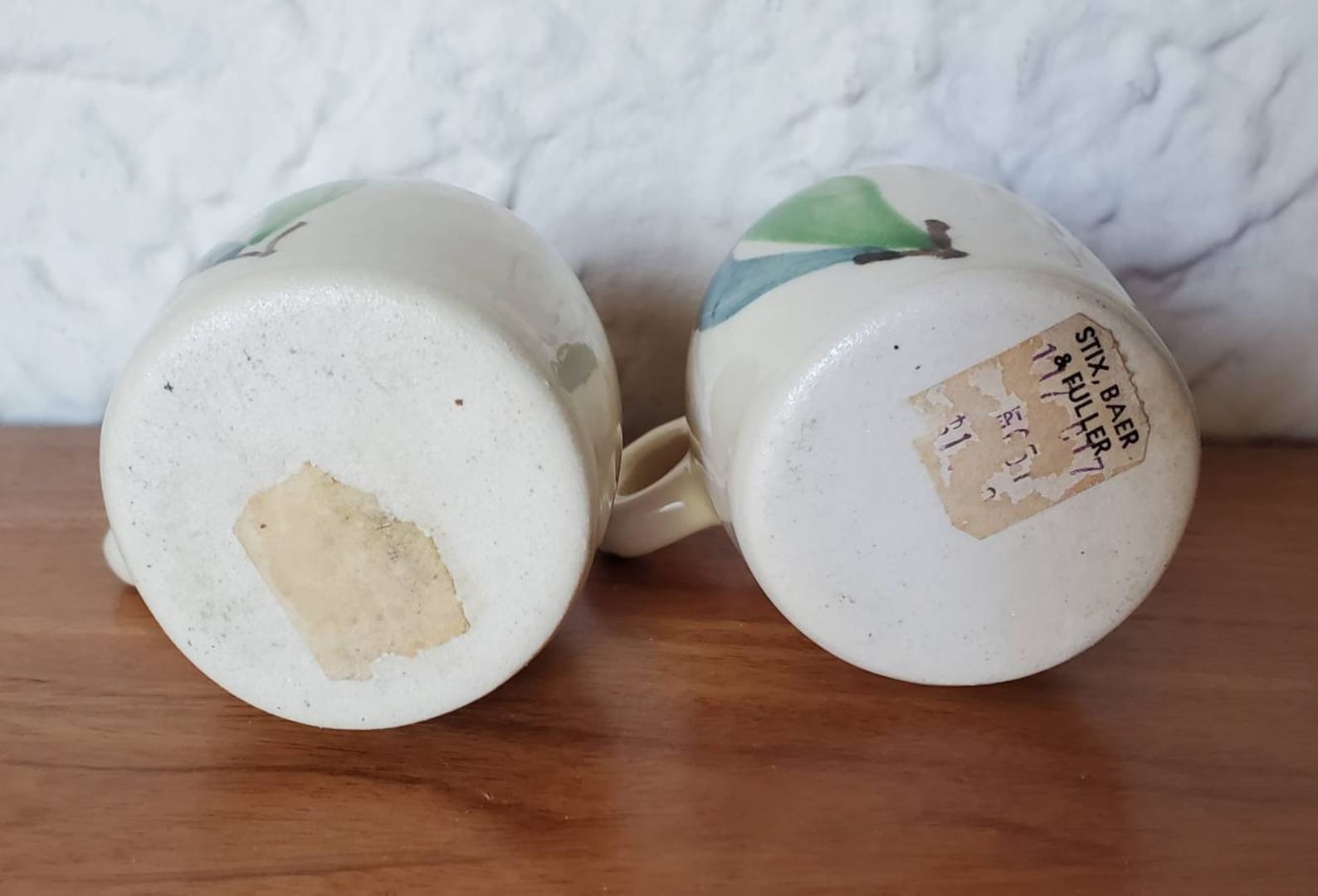 Vintage Purinton Pottery Ceramic Hand Painted Apple Blue Green - Etsy