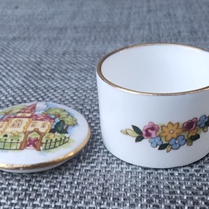 Vintage Spode England Country Village Coach House Flower Floral Bouquet ...