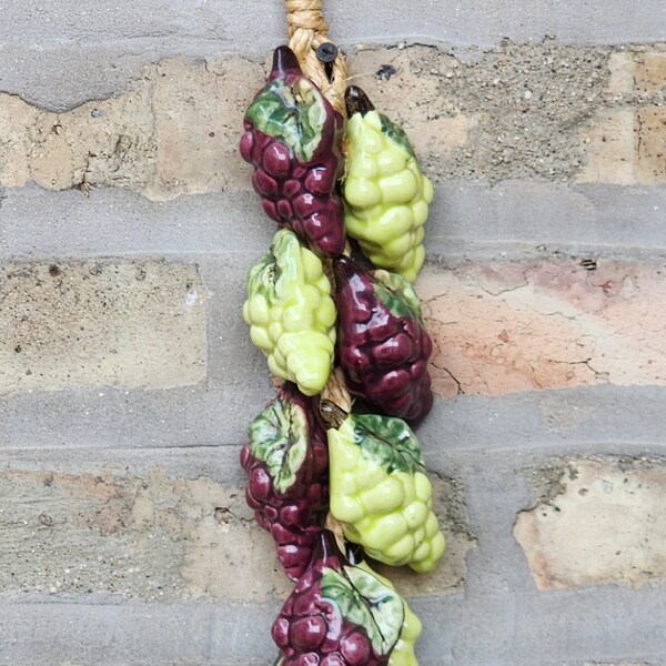 Ceramic Grapes - Etsy