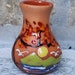 Vintage Terra Cotta Hand Painted Pottery Vase Dominican Republic Art - Etsy