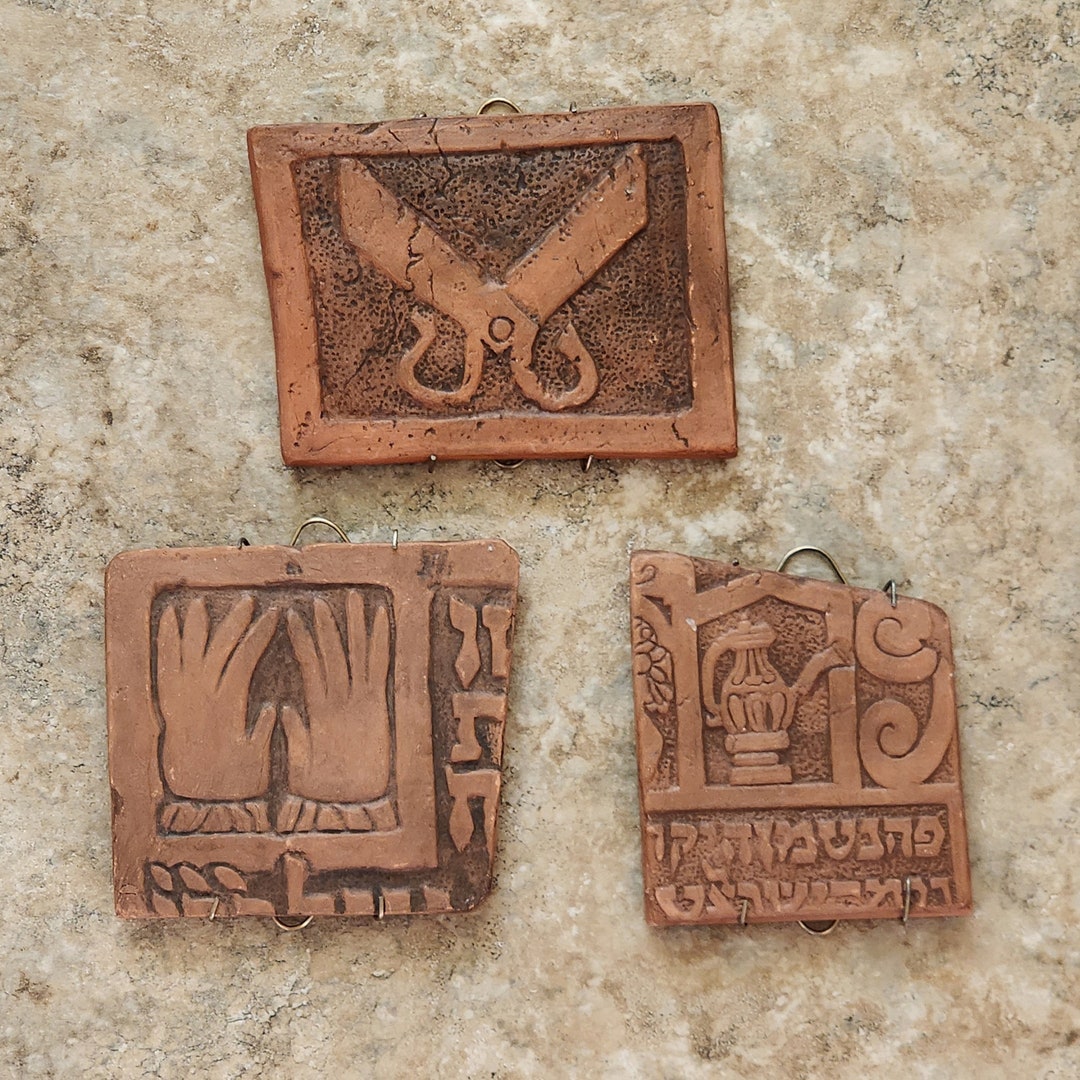 3 Praha Vintage Israel Jewish Grave Tombstone Tailor Scissors Cohen ...