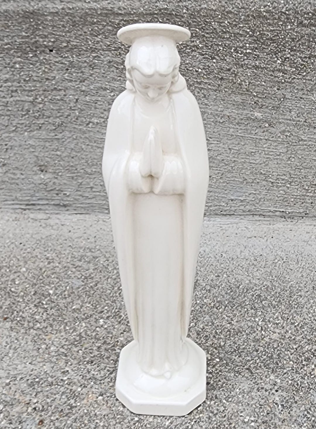 Virgin Mary Figurine White Vintage West Germany Goebel Sacrart ...