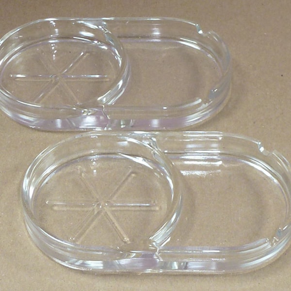 Clear Glass Coasters - Etsy