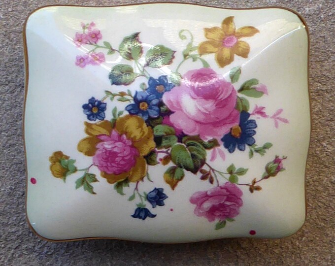 Vintage Royal Worcester Spode Palissy England Flower Floral Bouquet ...