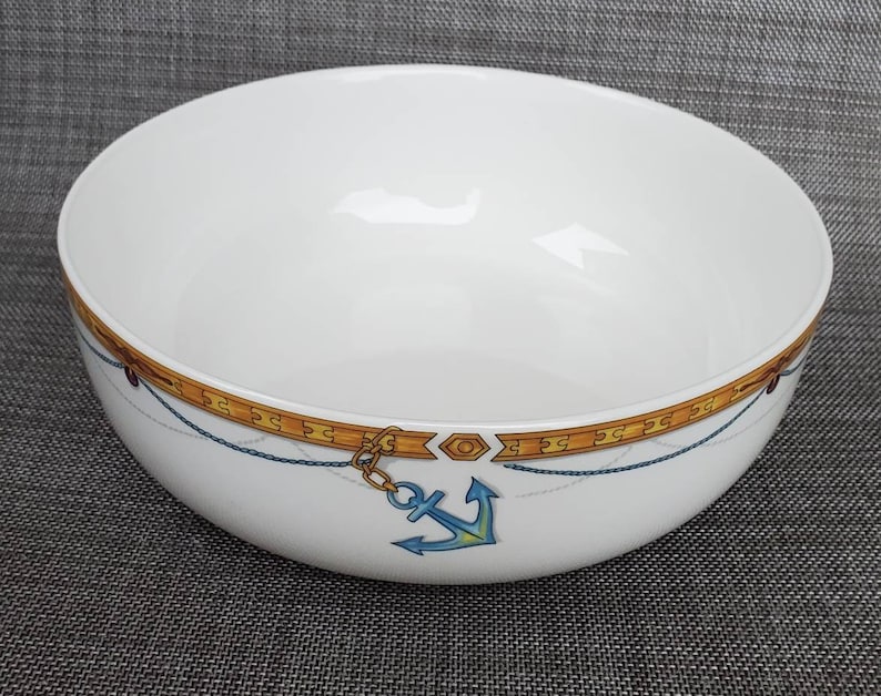 Vintage Mikasa Captains Table Anchor Boat Wheel Rope Chain - Etsy