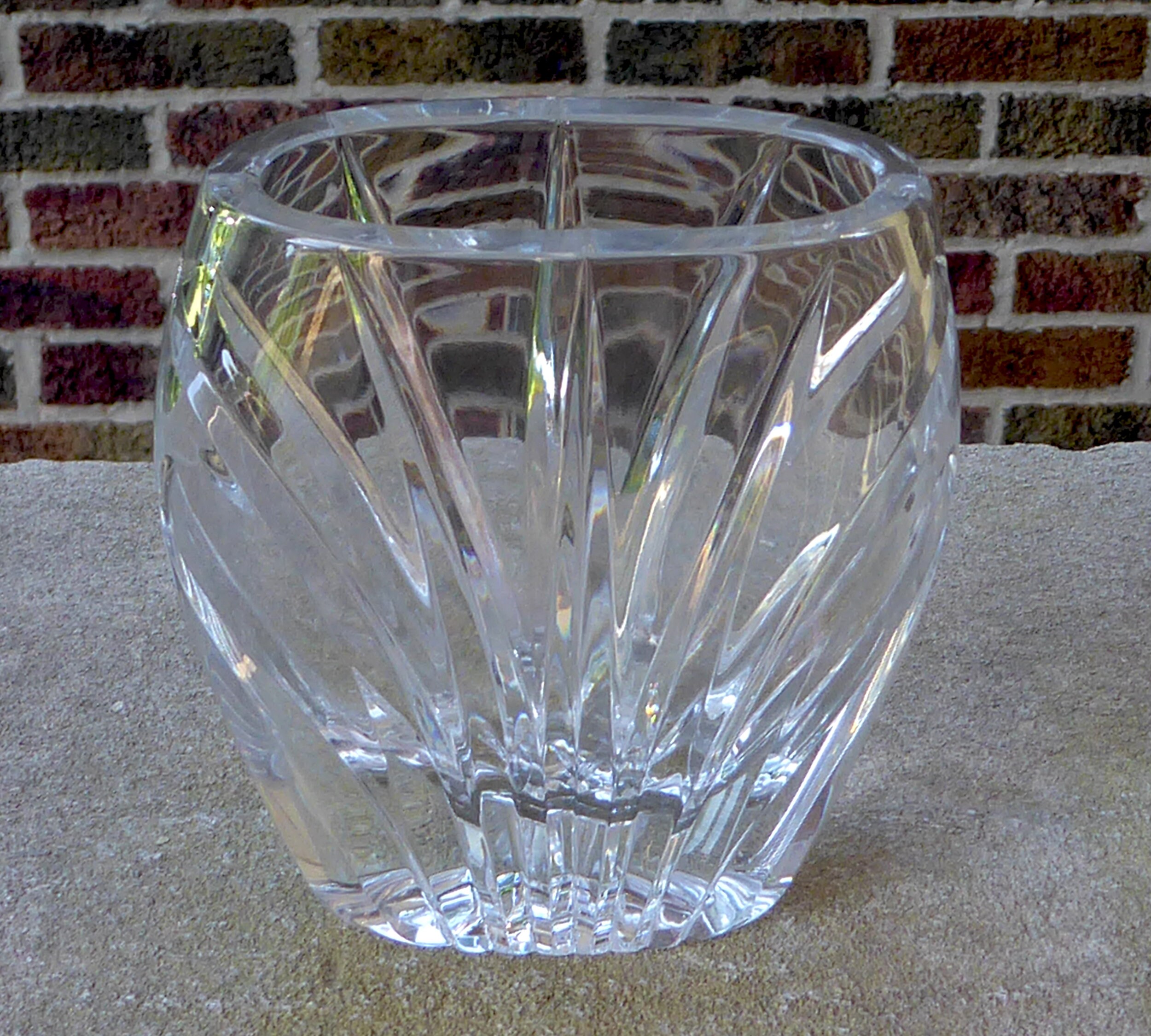 Vintage Signed Rogaska Cut Crystal Glass Ray Radiant Shell - Etsy