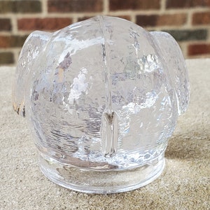 Vintage 1980s Sweden Eda Kristall Nya Glasbruket Scandinavian Elefante ...