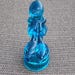 Vintage LE Smith Turquoise Glass Dutch Girl With Geese Figurine - Etsy