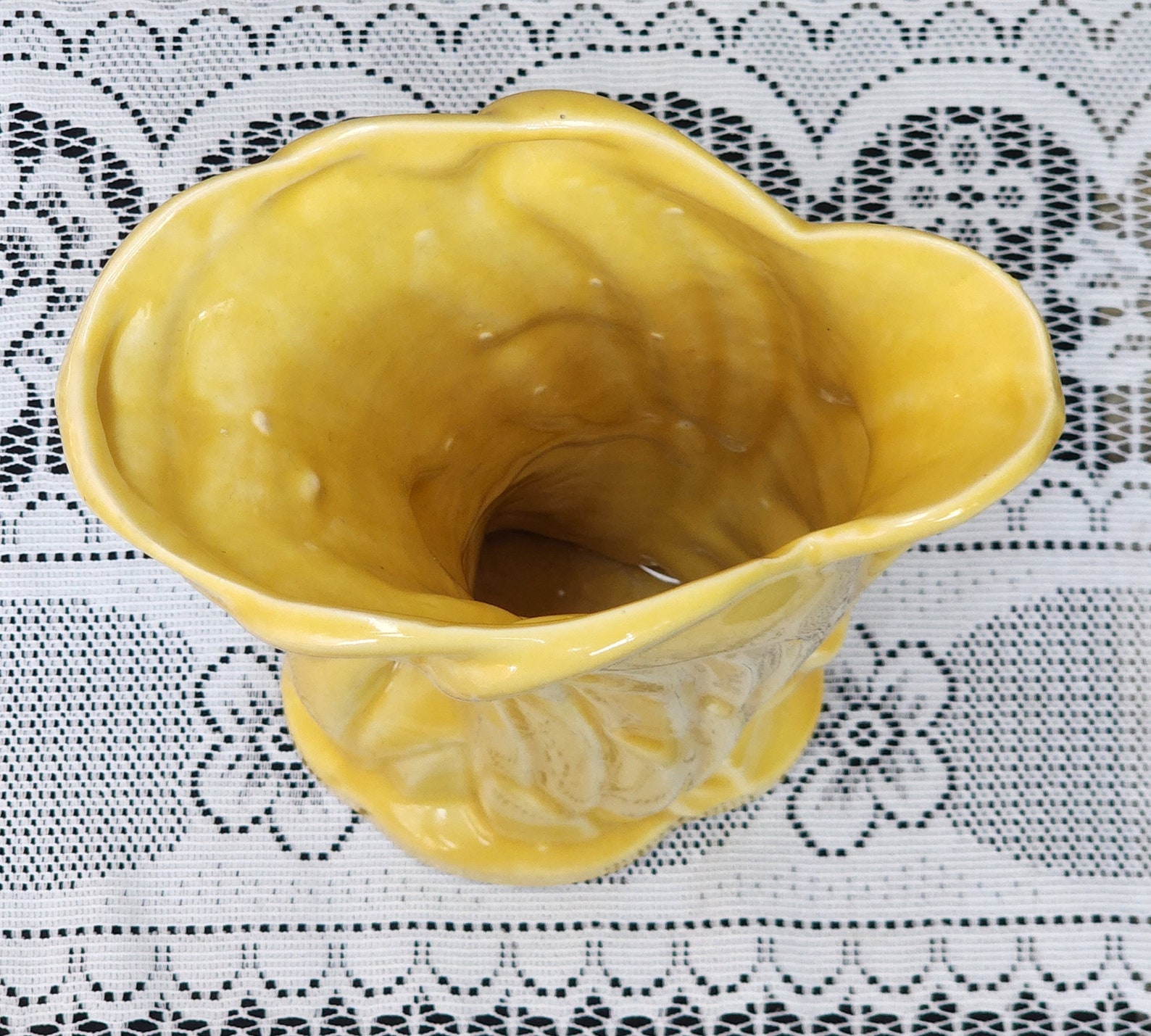 Vintage Yellow Mccoy Swan Art Deco Feather Tail Ceramic Yellow - Etsy