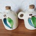 Vintage Purinton Pottery Ceramic Hand Painted Apple Blue Green Leaves ...