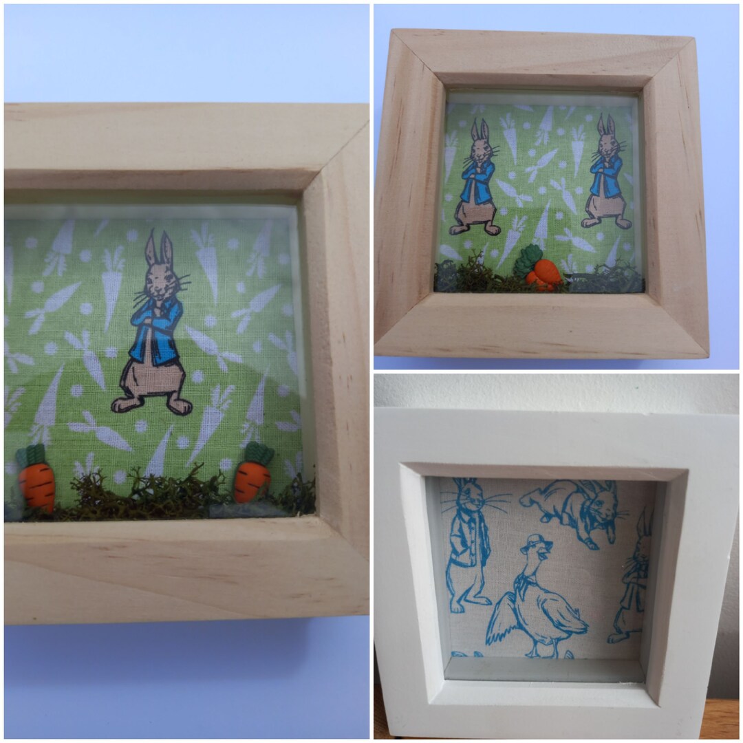 Peter Rabbit Beatrix Potter Frame Jemima Puddle-duck Gift New Baby Idea ...