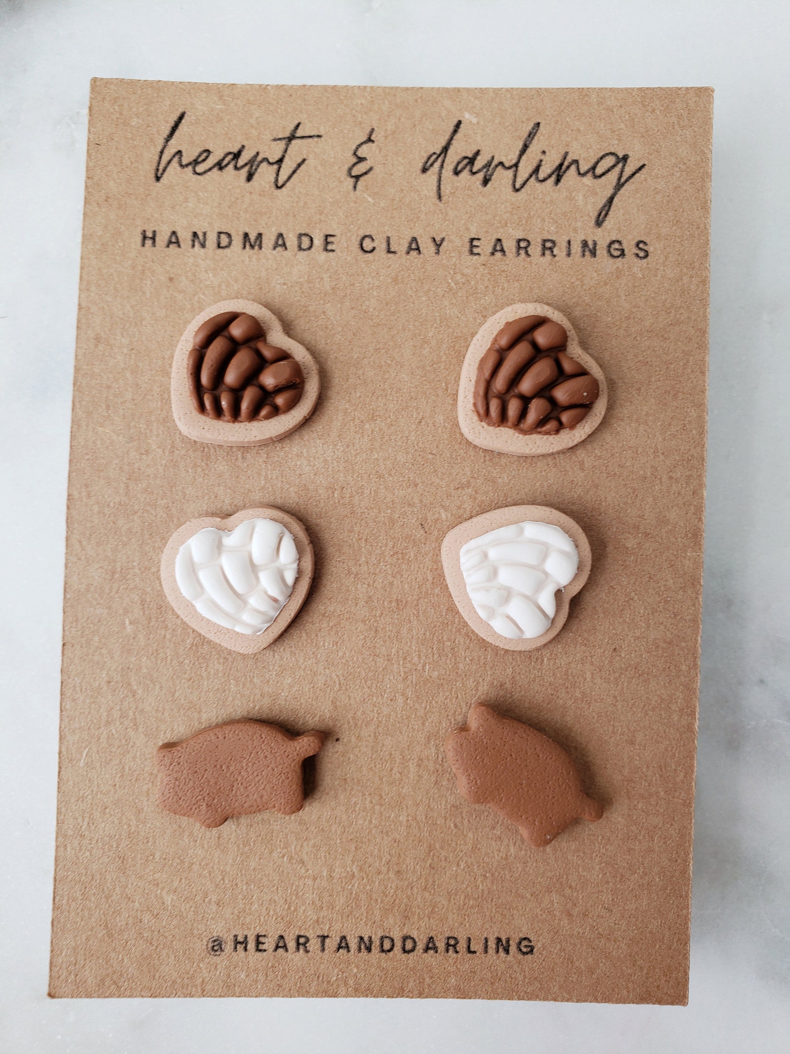 Sweet Bread Bakery Pan Dulce Concha Marranito Handmade Polymer - Etsy