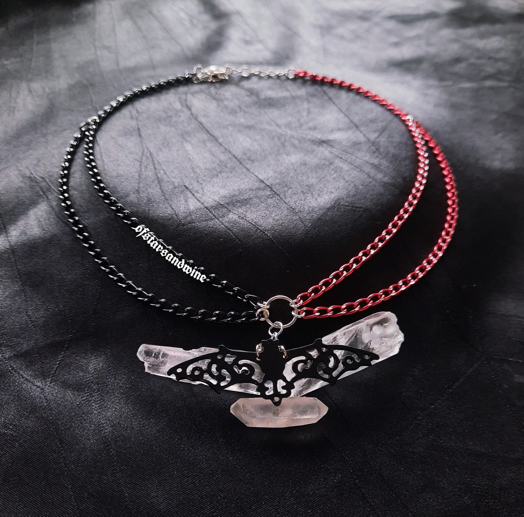 Gothic Bat Choker Necklace Goth Jewelry Gothic Necklace - Etsy