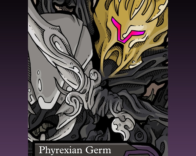 Phyrexian Germ Token Custom Altered MTG Magic the Gathering Fantasy ...