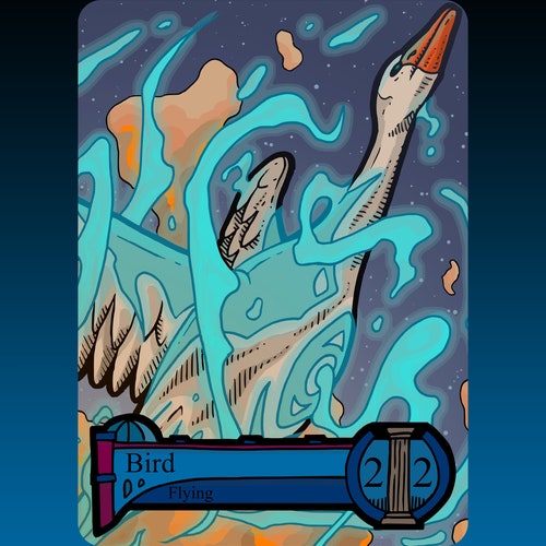 Copy Token Custom Altered MTG Magic the Gathering Fantasy - Etsy