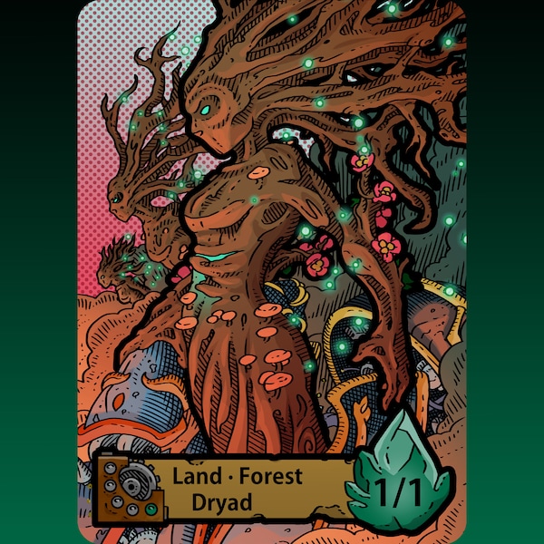 Dryad Forest Token - Etsy Canada