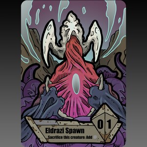 CLEARANCE Eldrazi Spawn Token Custom Altered MTG Magic the Gathering ...