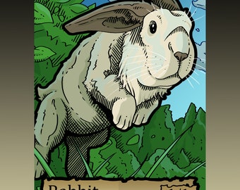 Mtg Rabbit Token - Etsy