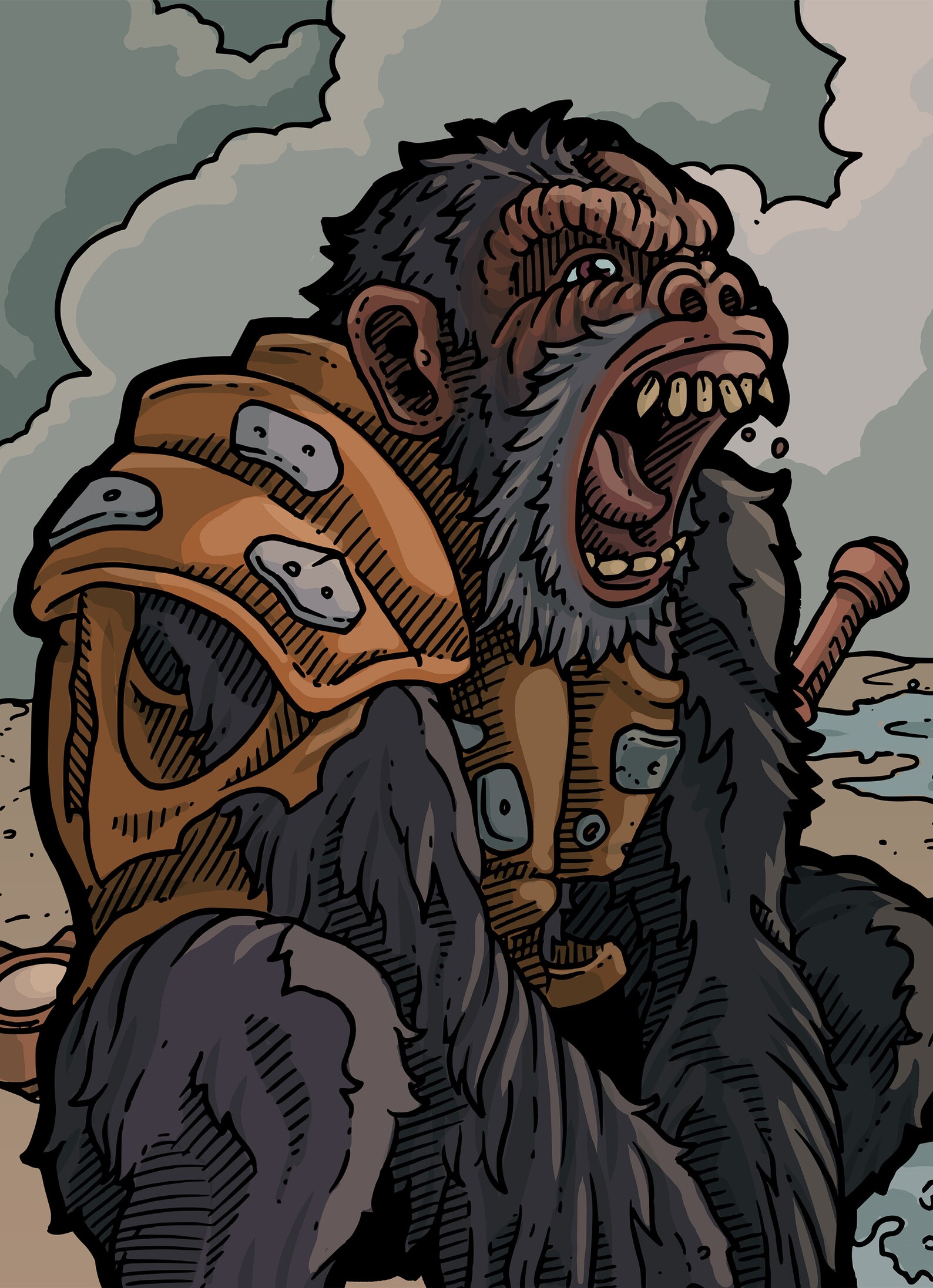 Ape Token Custom MTG Magic Gathering Fantasy Board Game Card | Etsy