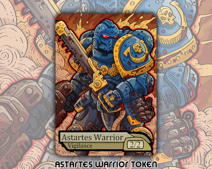 Astartes Warrior - Custom Token for Magic the Gathering - Etsy