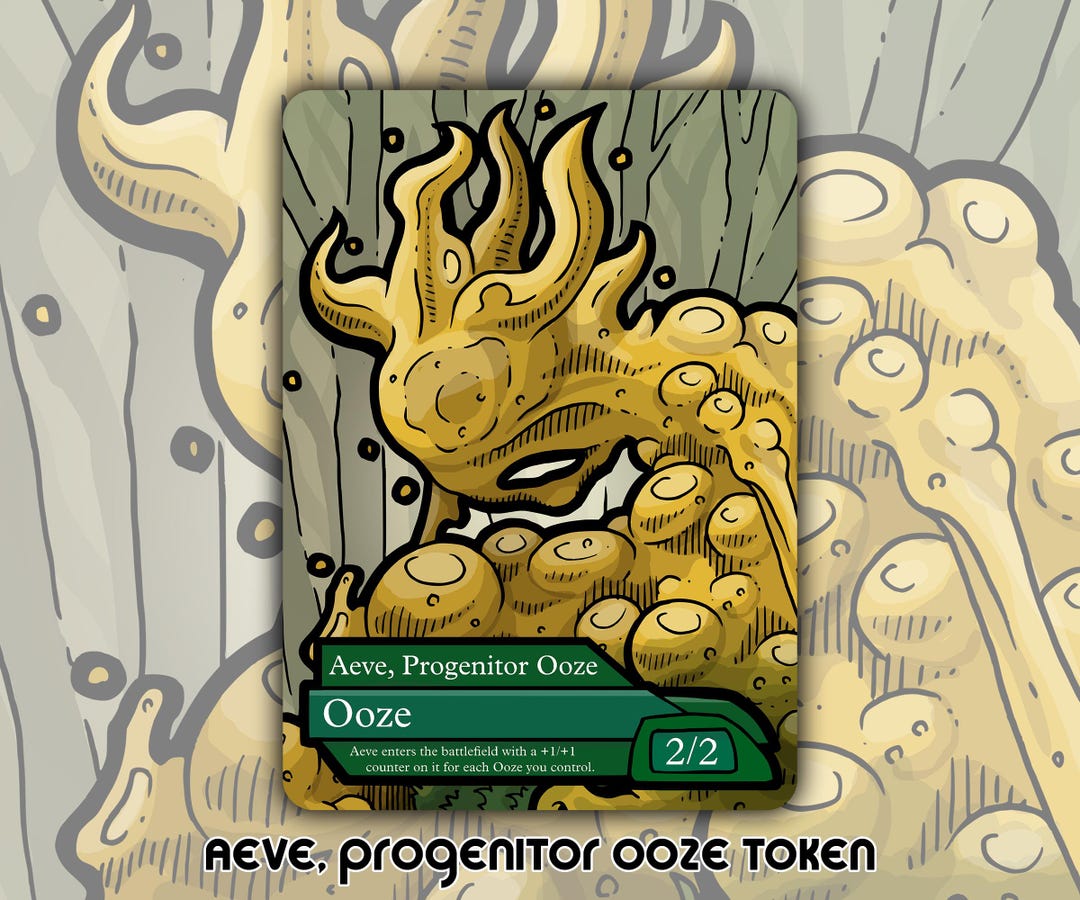 Aeve Progenitor Ooze Copy Token - Custom Altered MTG Magic the ...