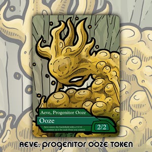 Aeve Progenitor Ooze Copy Token - Custom Altered MTG Magic the ...