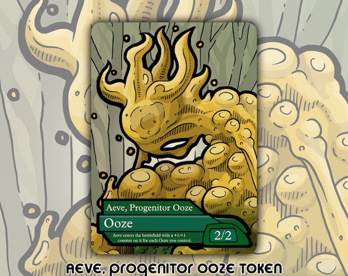 Aeve Progenitor Ooze Copy Token - Custom Altered MTG Magic the ...
