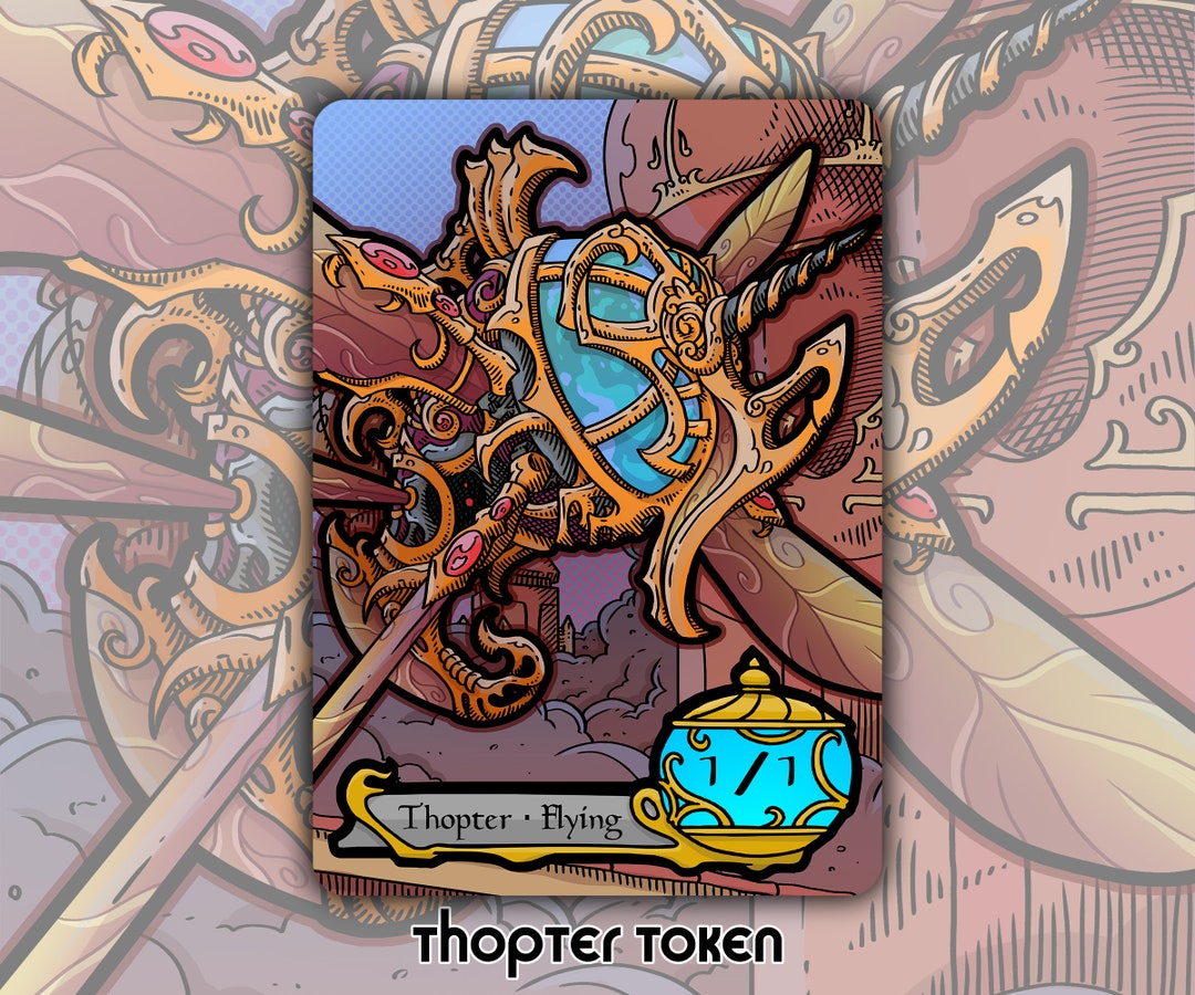Thopter Token - Custom Altered MTG Magic the Gathering Fantasy Board ...