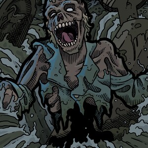 Zombie Token - Custom MTG Magic the Gathering Innistrad Fantasy Board ...