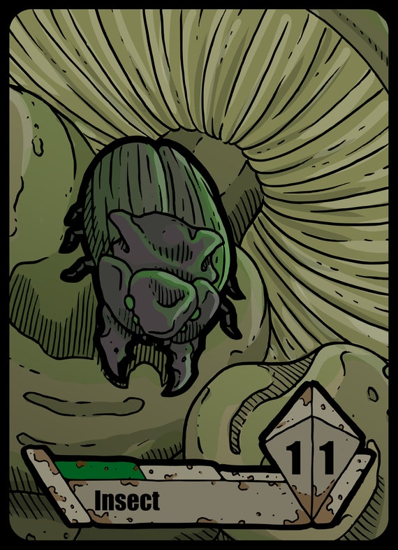 Insect Token Custom Altered MTG Magic the Gathering Fantasy - Etsy