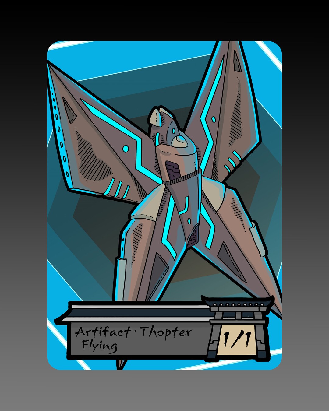 Thopter Token Custom Altered Mtg Magic The Gathering Fantasy Board Game Card Gaming Set