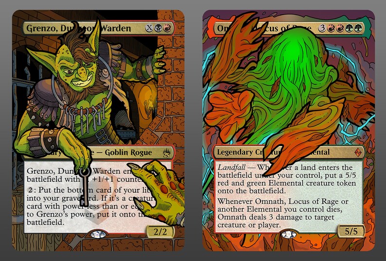 MTG Alter Sleeve Commission Custom Digital Token Magic the - Etsy