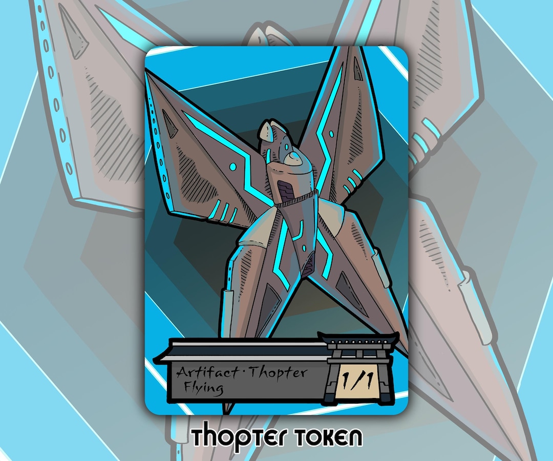 CLEARANCE Thopter Token - Custom Altered MTG Magic the Gathering Fantasy Board Game Card Gaming ...
