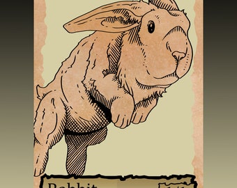 Mtg Rabbit Token - Etsy
