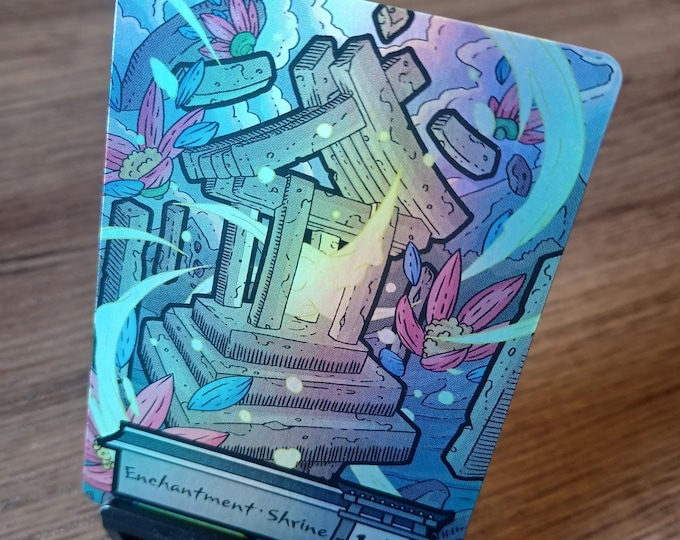 FOIL Shrine Token - Custom Altered MTG Magic the Gathering Fantasy ...