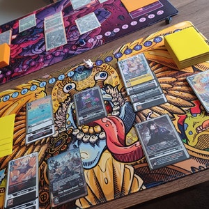 Platinumnumemon Playmat - 14x24 Digimon Card Game DCG Stitched Edges ...