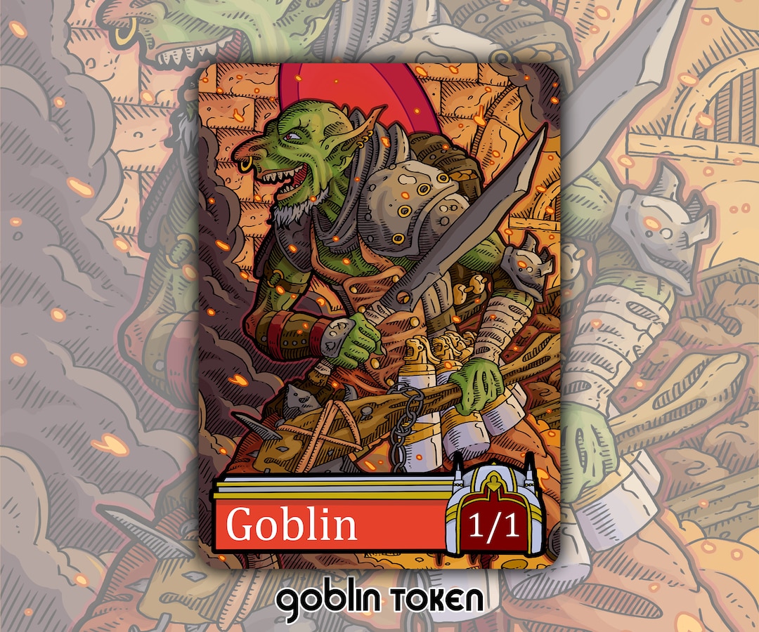 Goblin Token - Custom Altered MTG Magic the Gathering Fantasy Board ...