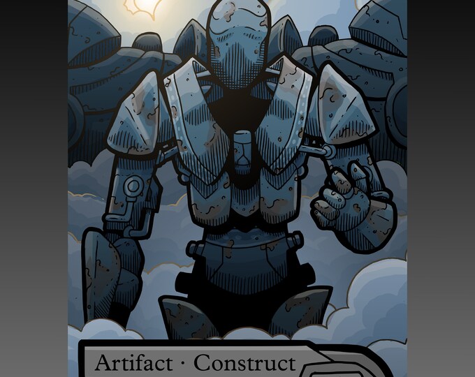Construct Token Custom Altered MTG Magic the Gathering - Etsy