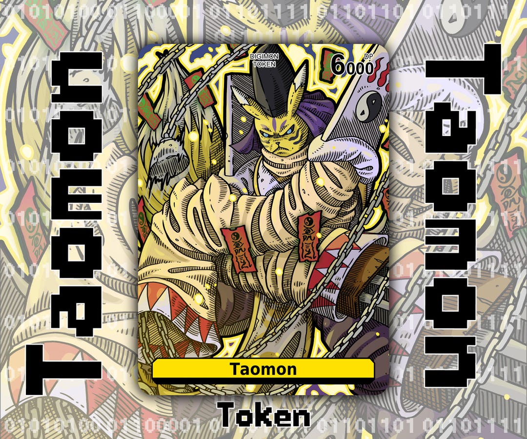 Taomon Token - Digimon Card Game Yellow - Trinity Burst Wargrowlmon ...