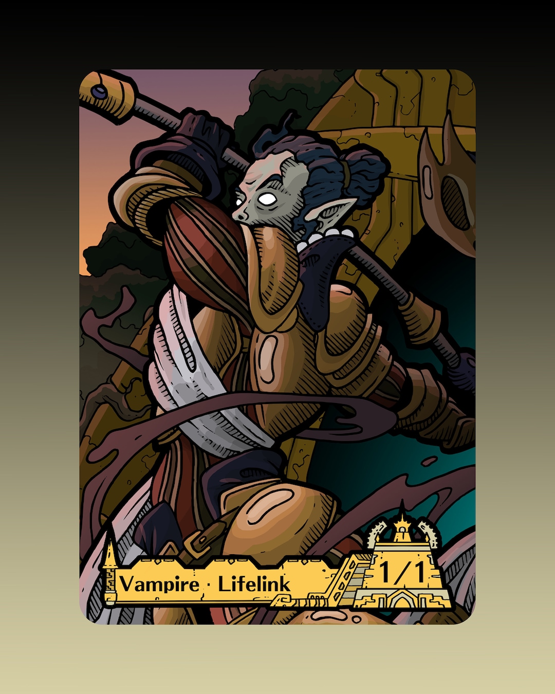 Vampire Token Custom MTG Magic the Gathering Innistrad - Etsy