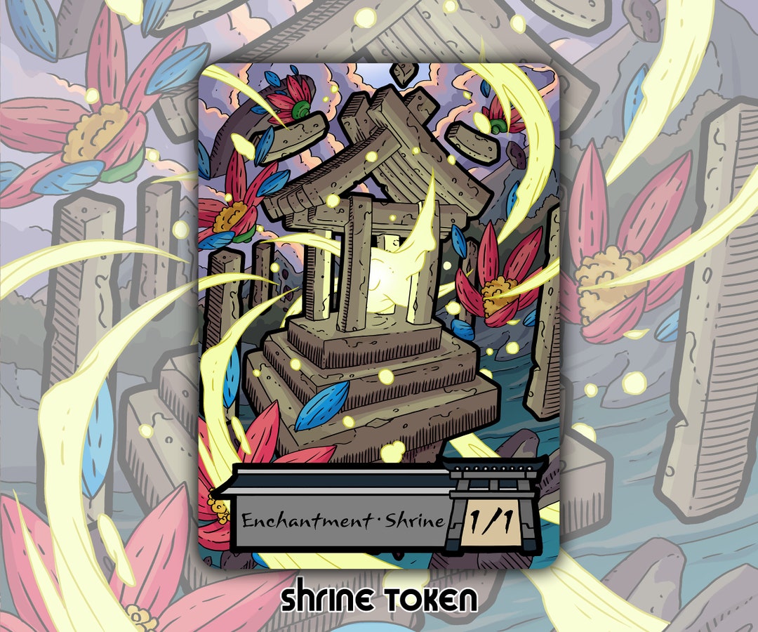 Shrine Token - Custom Altered MTG Magic the Gathering Fantasy Board ...