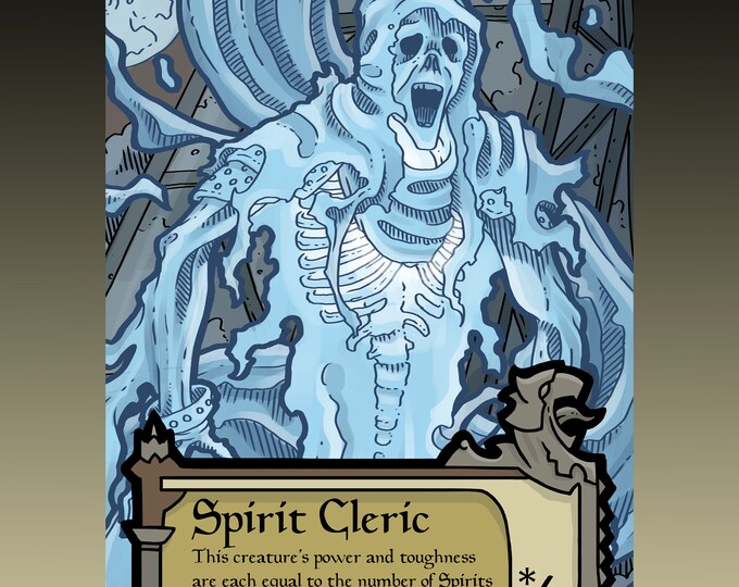 CLEARANCE Spirit Cleric Token - Custom MTG Magic the Gathering ...